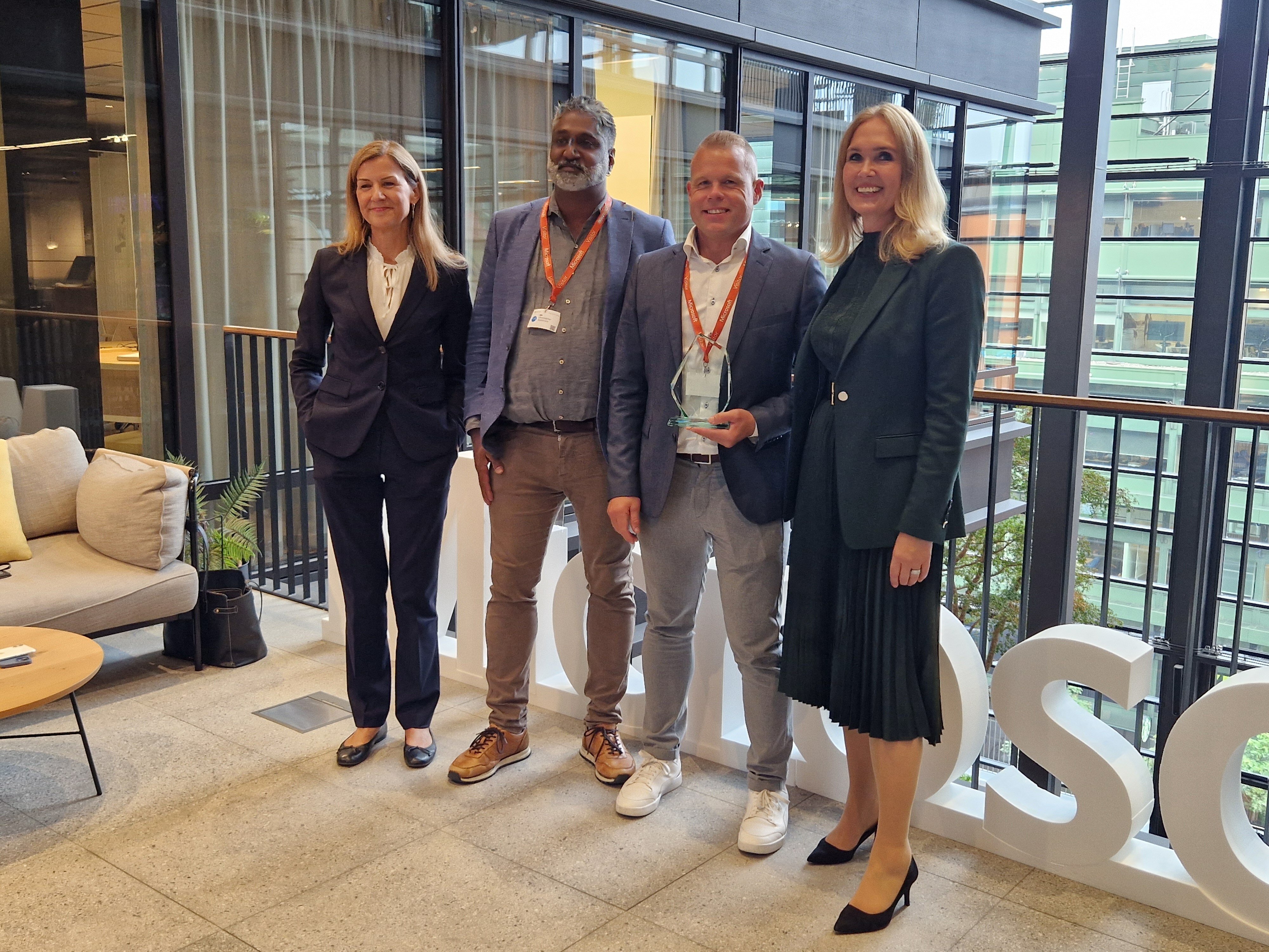 Onevinn, Security and Compliance partner of the year 2024 in Sweden